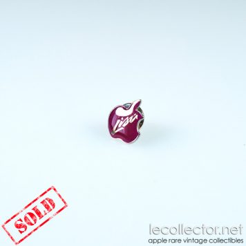 Apple Computer rare and vintage Lisa lapel pin