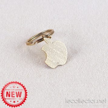 Vintage authentic Apple computer key ring 6 colors rainbow